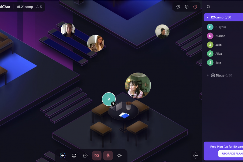 SpatialChat – Video-Chats für Gruppenarbeiten und Vernetzung | Hybride Veranstaltungen | bpb.de