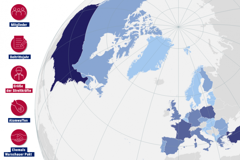 Die NATO und ihre Mitglieder | NATO - Nordatlantikpakt | bpb.de