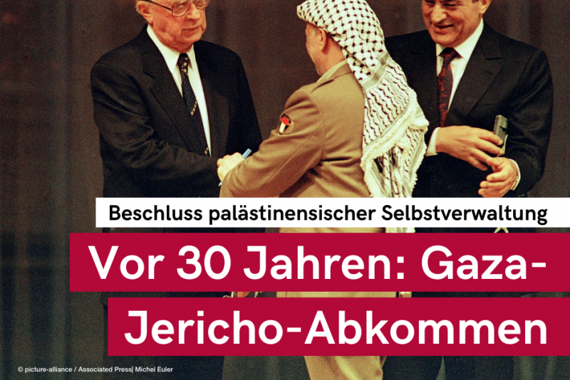 Vor 30 Jahren: Gaza-Jericho-Abkommen | Deine tägliche Dosis Politik ...