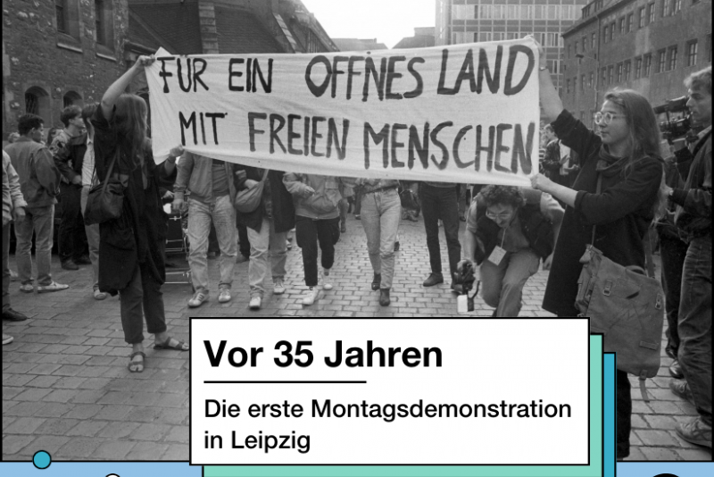 Vor 35 Jahren: Erste Montagsdemonstration | Deine tägliche Dosis ...