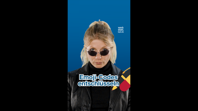 Werkstatt recherchiert: Emoji-Codes entschlüsseln | Reels der Werkstatt | bpb.de