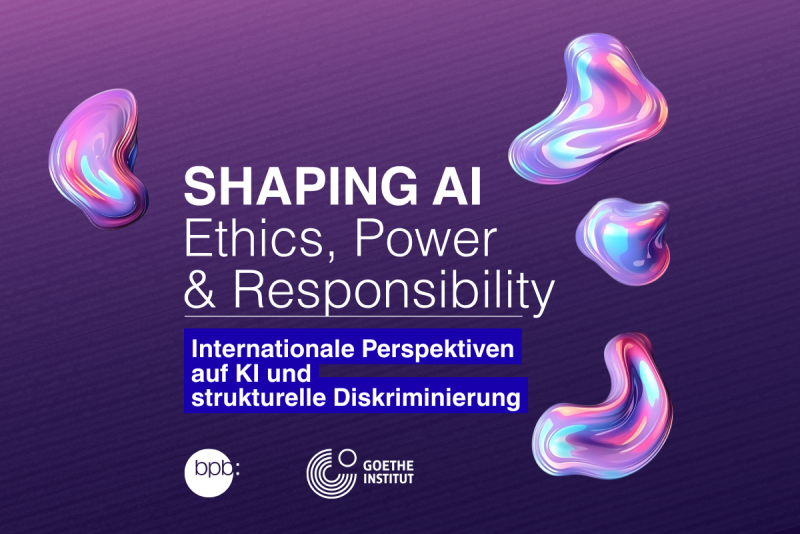 Shaping AI: Ethics, Power, Responsibility | bpb.de