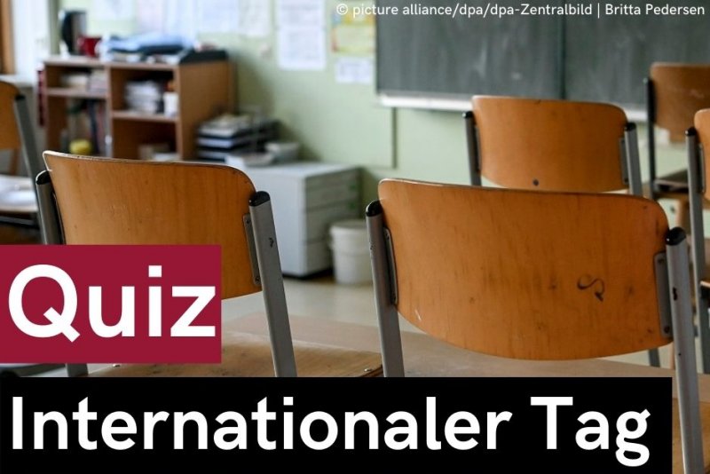 Das Quiz zum Internationalen Tag der Bildung | Deine tägliche Dosis Politik | bpb.de