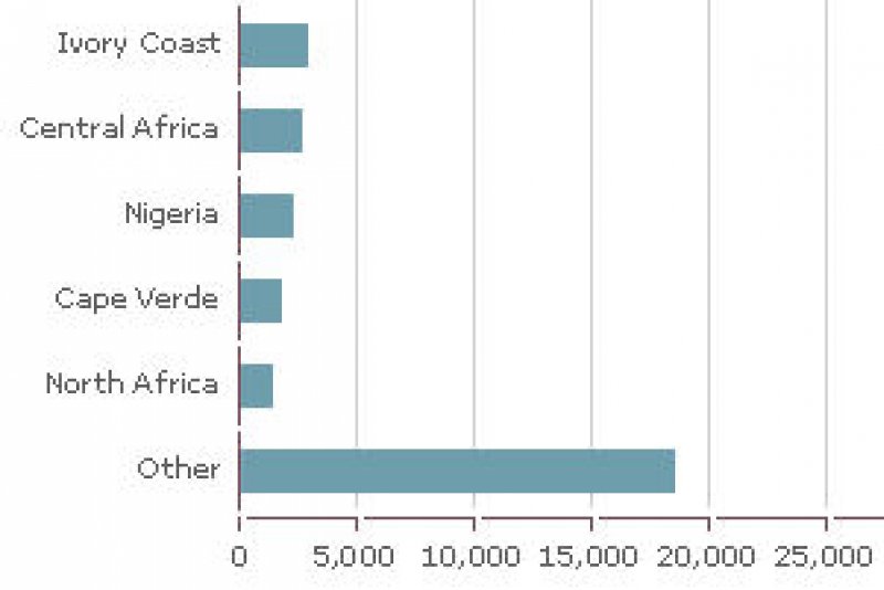 Historical Trends in Immigration and Emigration | Senegal (2007) | bpb.de