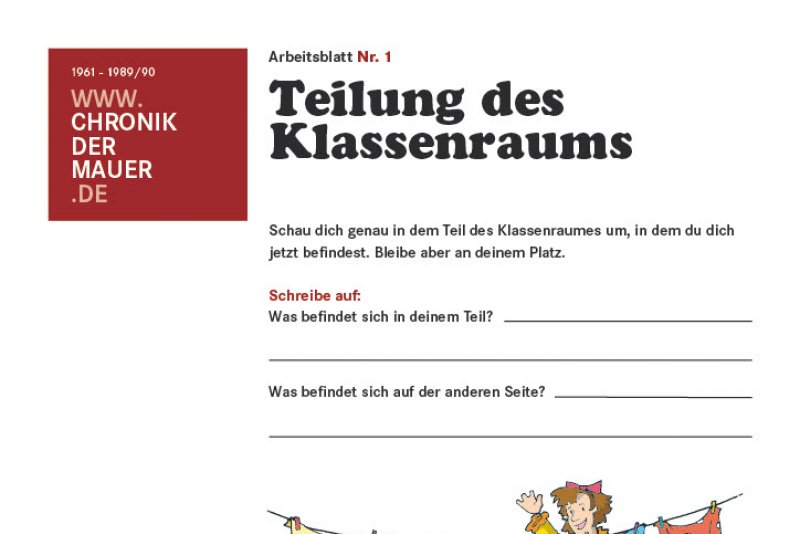 Arbeitsblätter für die Grundschule | Die Berliner Mauer im Unterricht ...