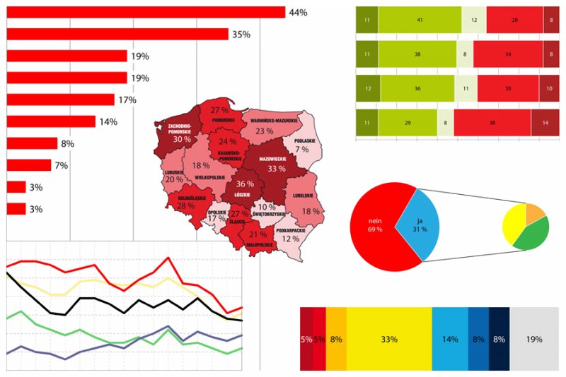 Grafiken: Wahlergebnis und Wahlbeteiligung | Polen-Analysen | bpb.de