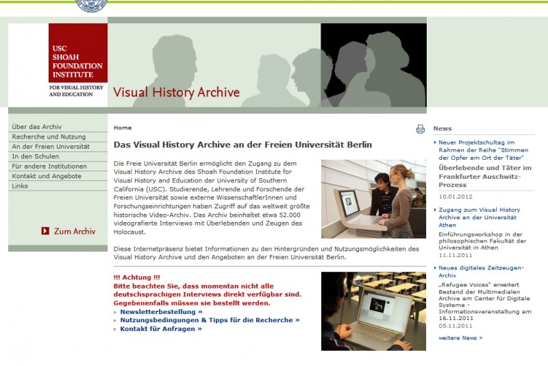 Visual History Archive | Themen | bpb.de