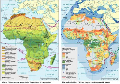 Klimakarte Von Afrika