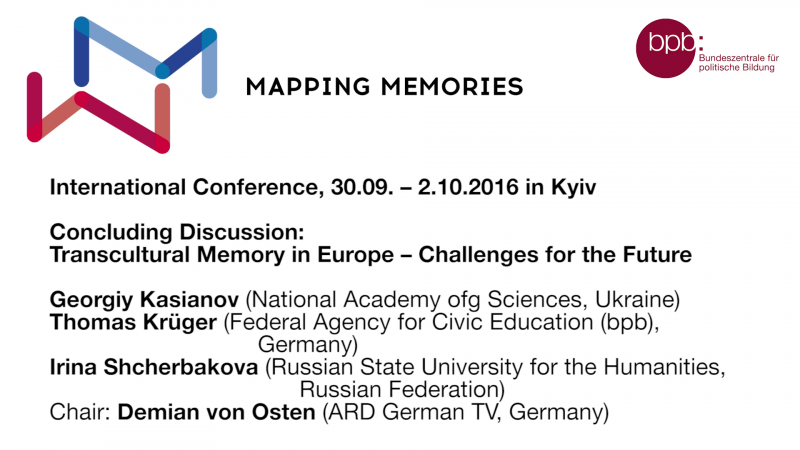 Concluding Discussion: Transcultural Memory in Europe – Challenges for ...