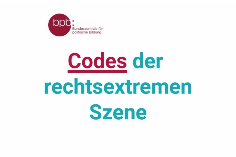 Codes der rechtsextremen Szene | Rechtsextremismus | bpb.de
